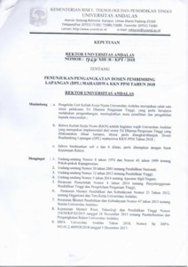 SK DPL 2018 - Document Repository Universitas Andalas